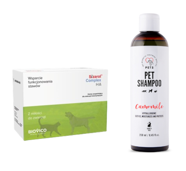 BIOVICO Sizarol Complex HA 30tabl. + PET Shampoo Camomile_Szampon ...