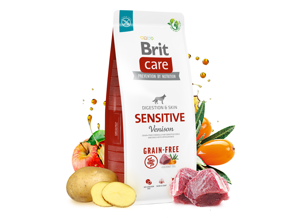 BRIT CARE Grain-free Sensitive Venison 12kg | Sklep zoologiczny ZooArt