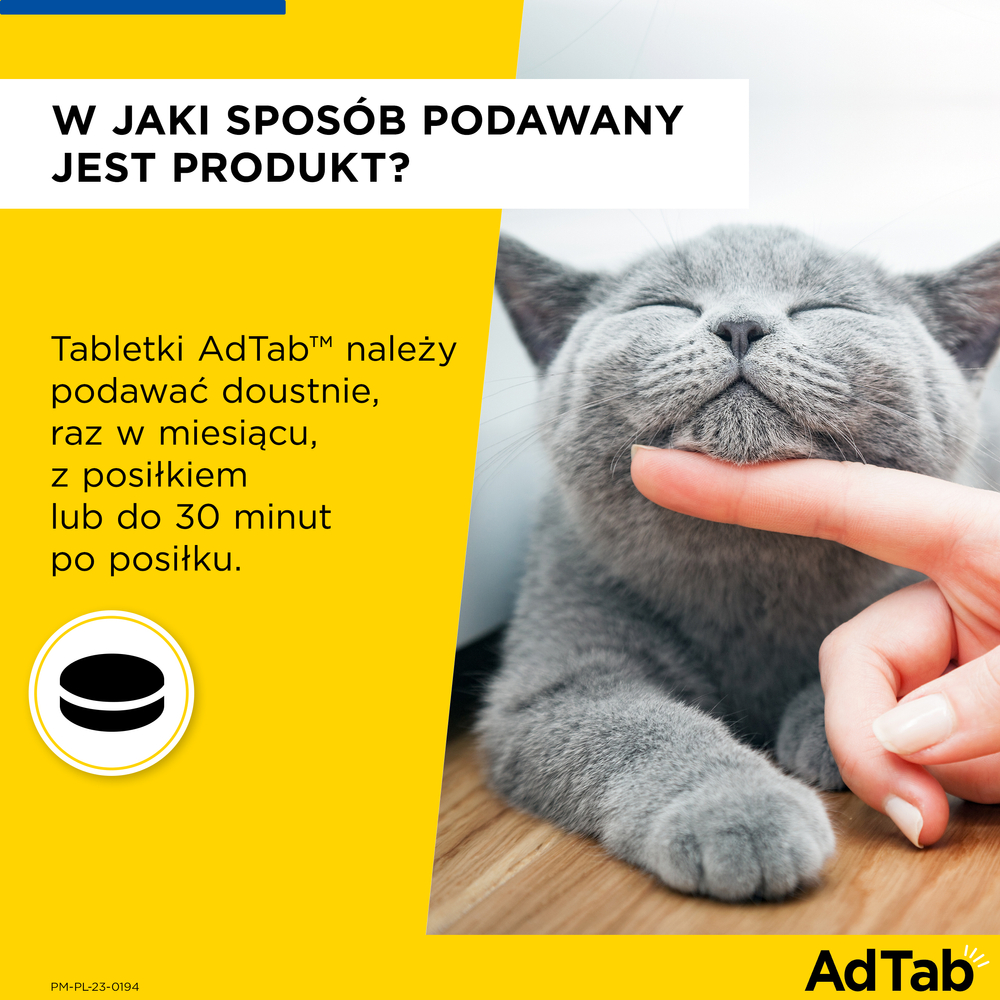 ELANCO AdTab Cat 48mg x 1tabl | Sklep zoologiczny ZooArt