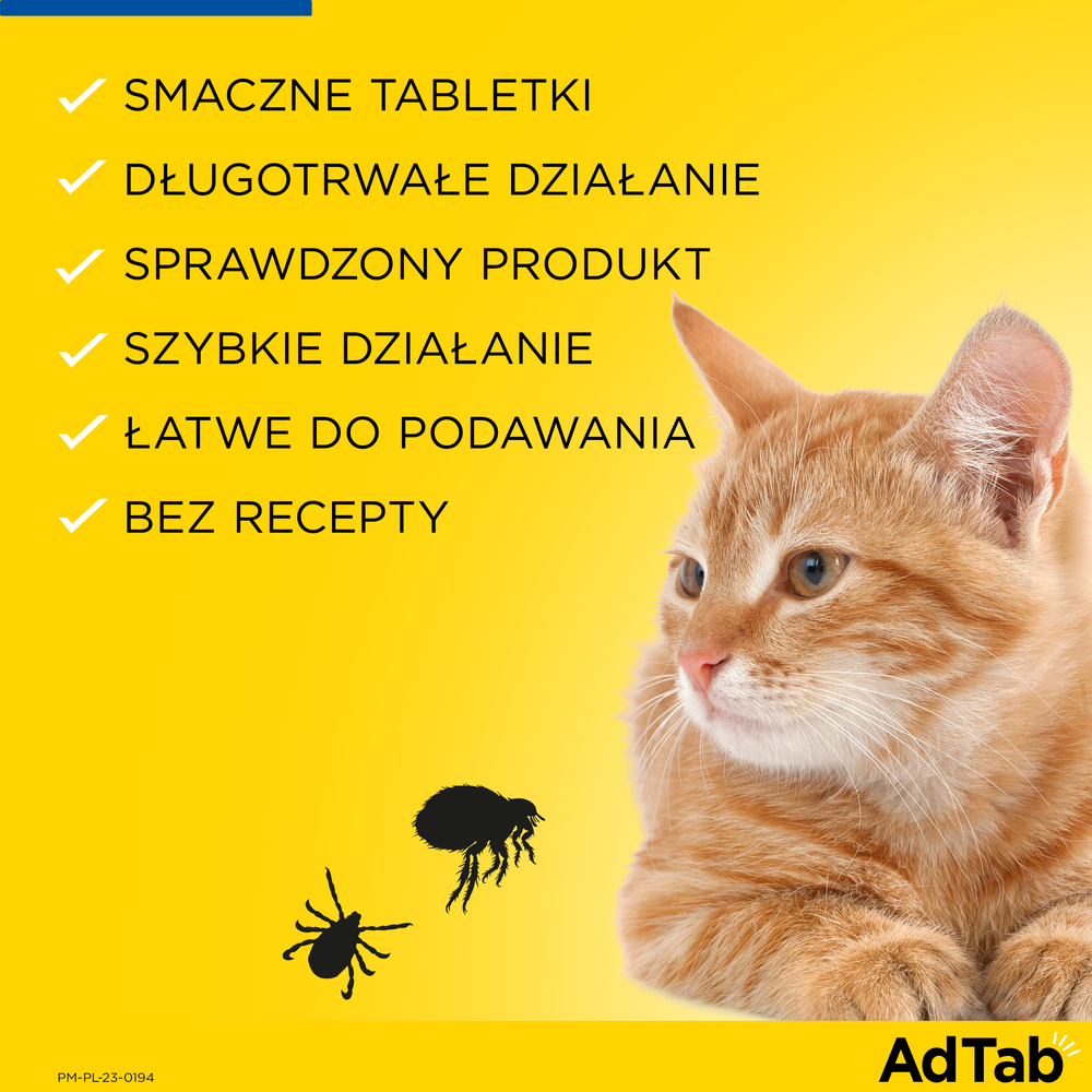 ELANCO AdTab Cat 48mg x 1tabl | Sklep zoologiczny ZooArt