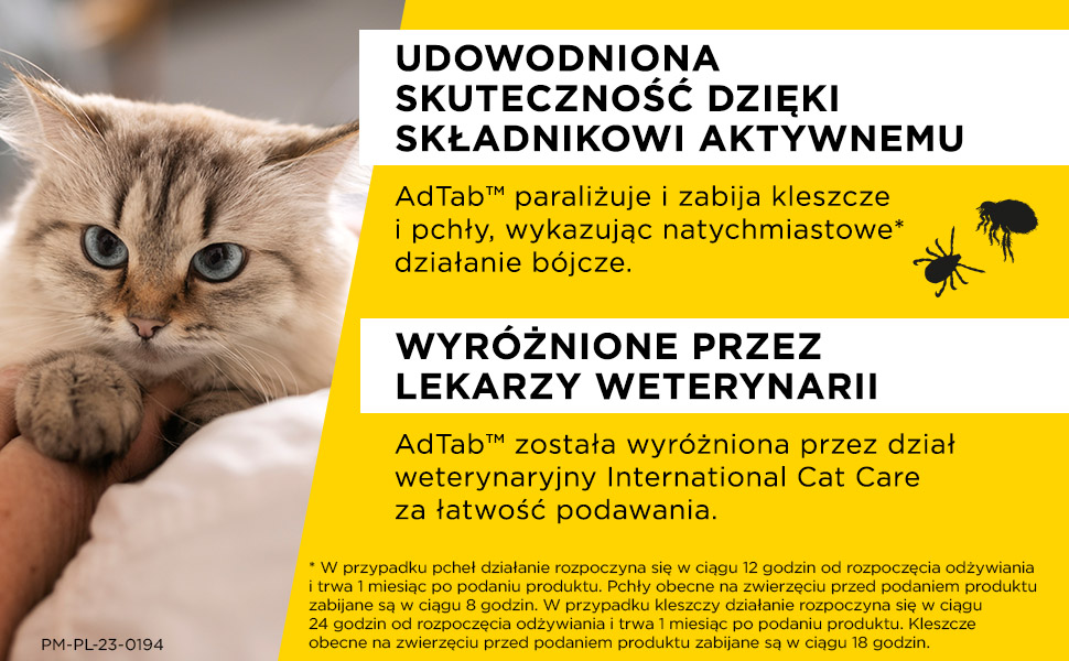 ELANCO AdTab Cat 48mg x 1tabl | Sklep zoologiczny ZooArt