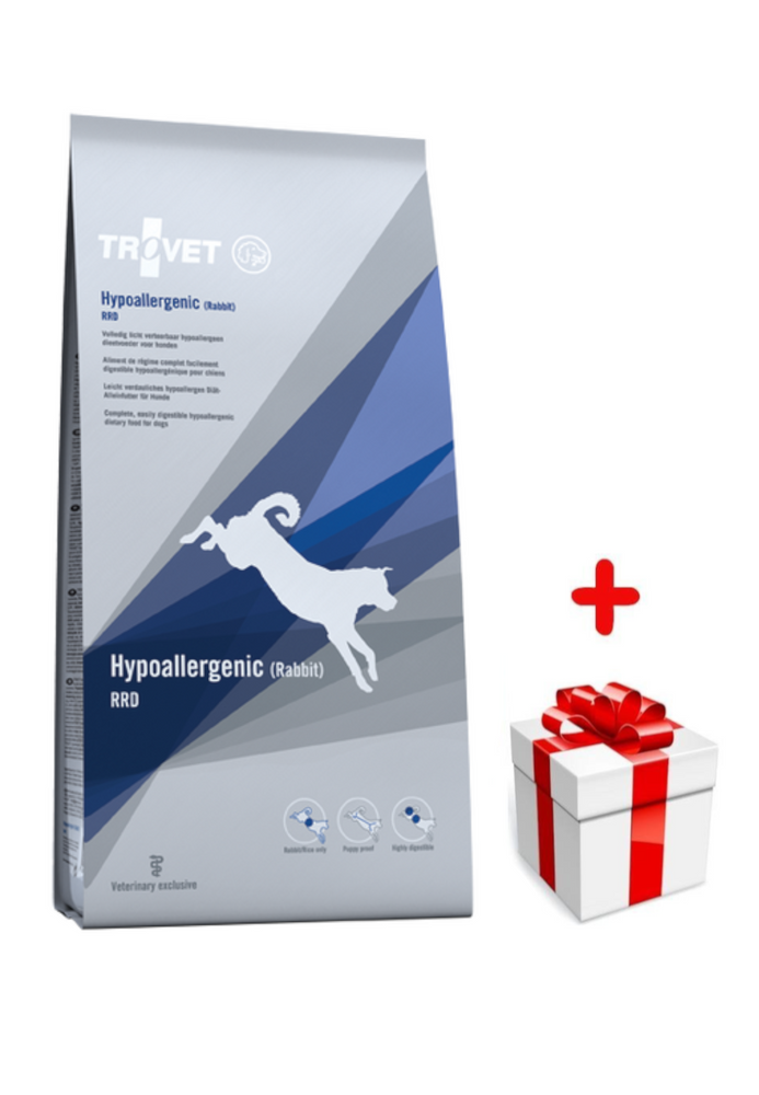 TROVET RRD Hypoallergenic - Rabbit (dla psa) 12,5kg + niespodzianka dla ...