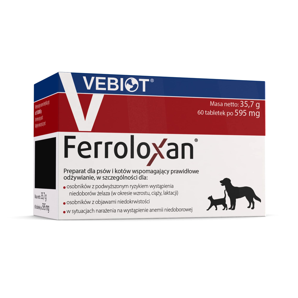 VEBIOT Ferroloxan 60 tabletek | Sklep zoologiczny ZooArt