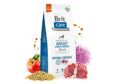 BRIT CARE Dog Hypoallergenic Adult Large Breed Lamb 12kg | Sklep ...